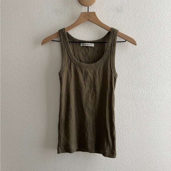 Outerknown | Tops | Outerknown Green Ribbed Tank | Poshmark